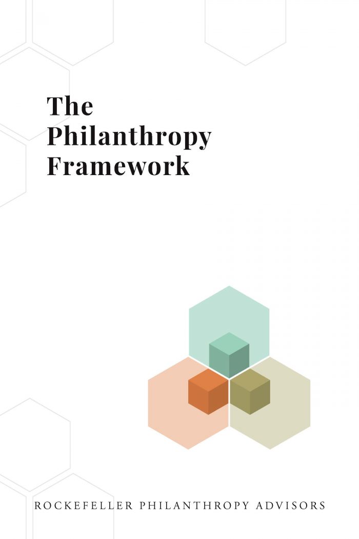 New Philanthropic Model in The Rockefeller Philanthropy Advisors’ (RPA ...
