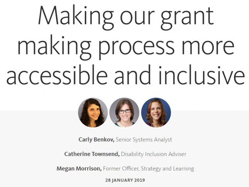 Disability Inclusion in Philanthropy – National Network of Consultants ...